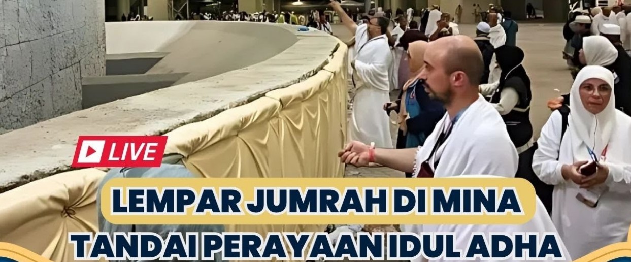 Prosesi Jemaah Haji Lempar Jumrah di Mina - Live